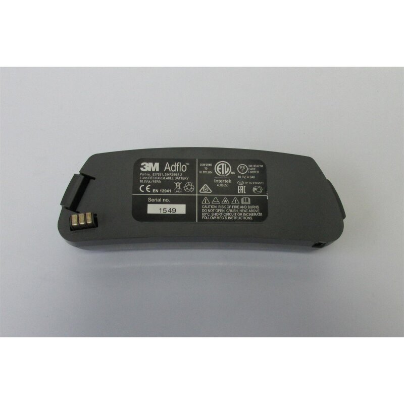 Ersatzakku - 3M Adflo 837631 / 3INR19/66-2 - 10,8 Volt - aufberei