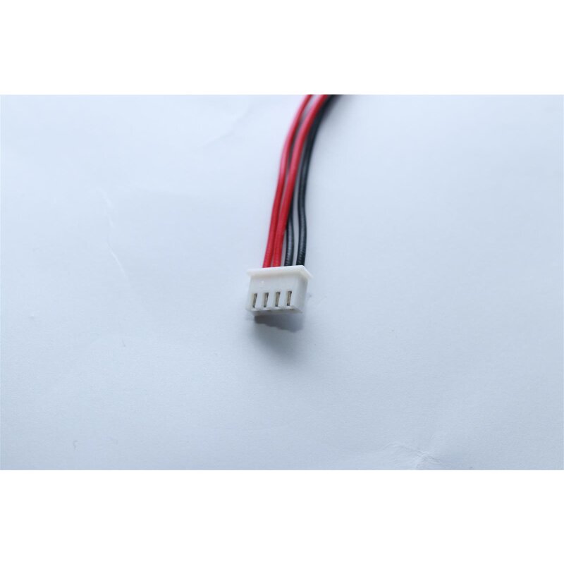 JST - XHP-4 - Stecker mit 4 Ableiter (rot / rot / schwarz / schwa, 4,99