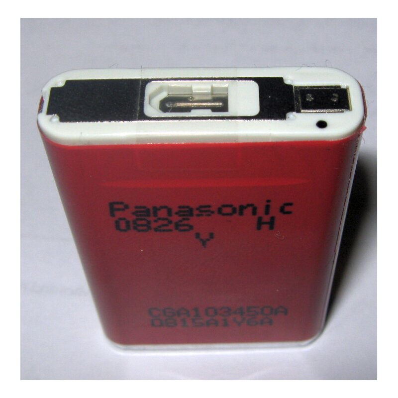 Panasonic - CGA103450A - 3,7 Volt 1850mAh Li-Ion - prismatische Zelle